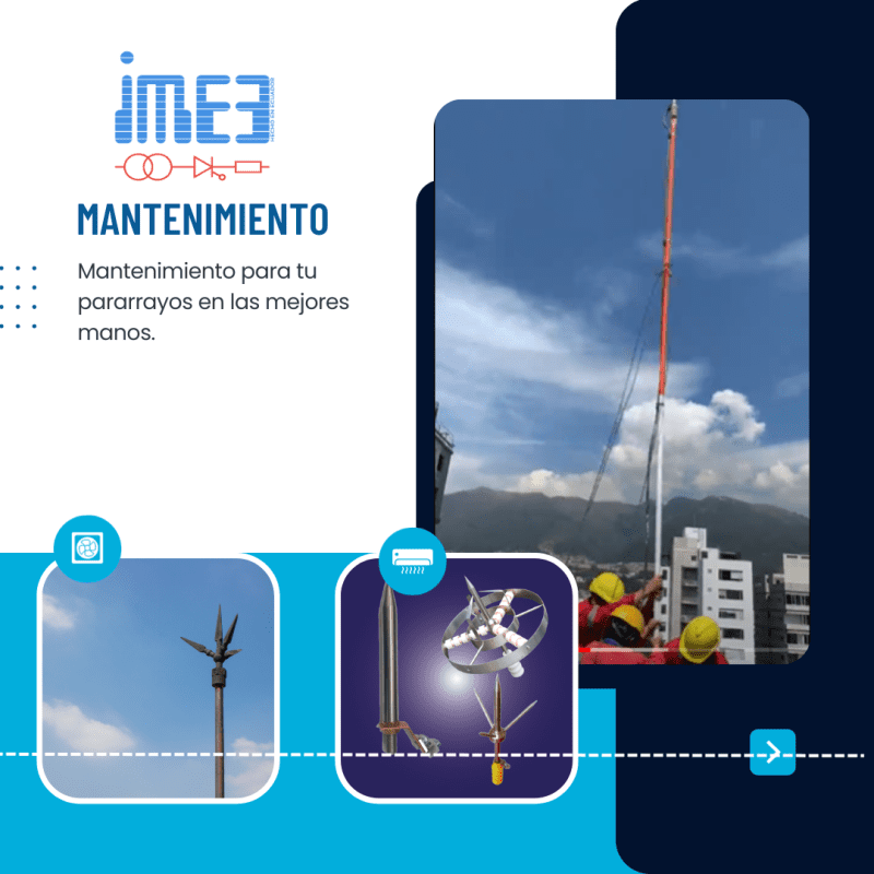 Pararrayo tipo Franklin - Imetrilec